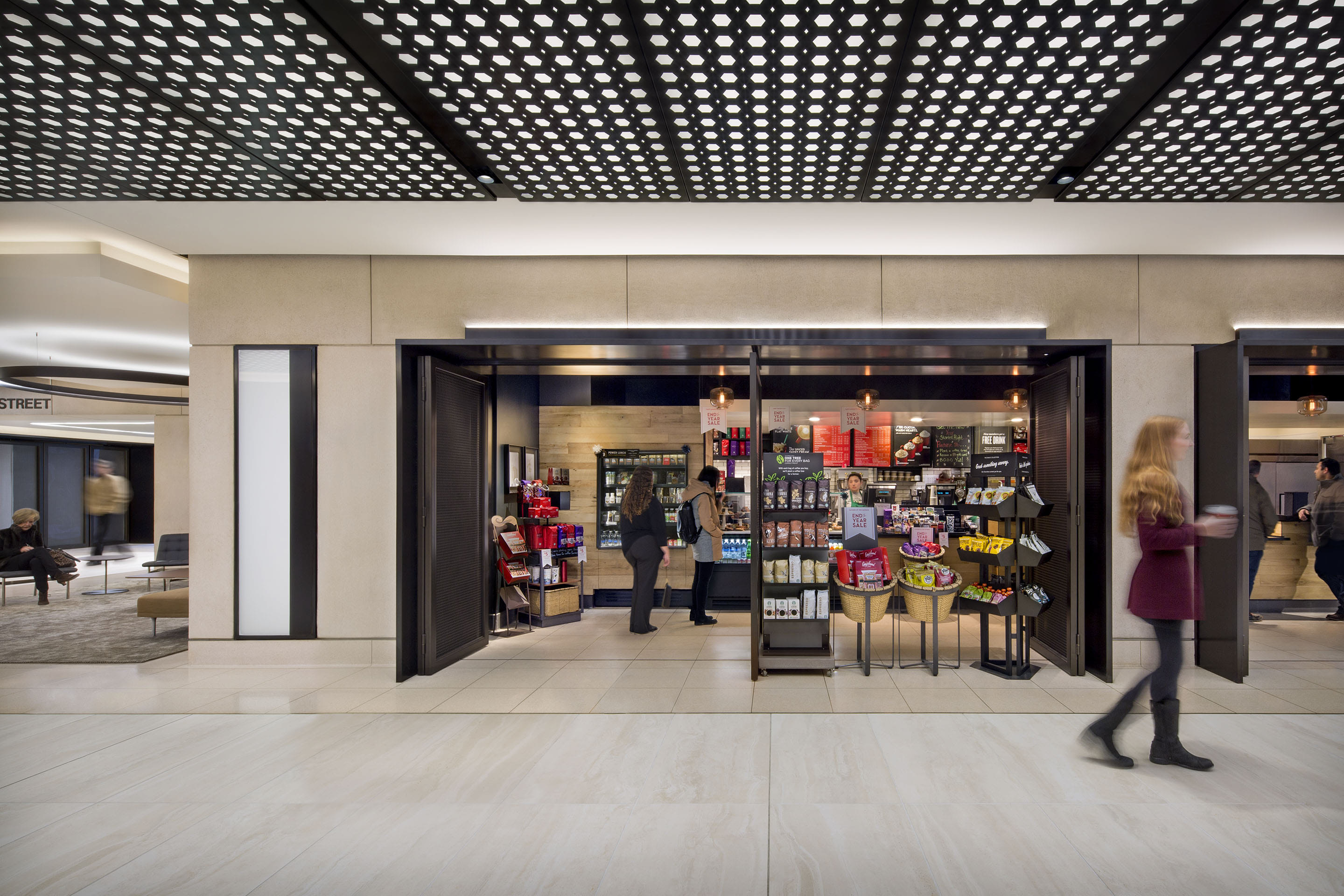 555 California Lobby | Huntsman Architectural Group | Archinect