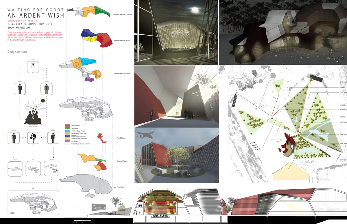 Ideal Theatre Competition - An Ardent Wish | Joon Lim | Archinect