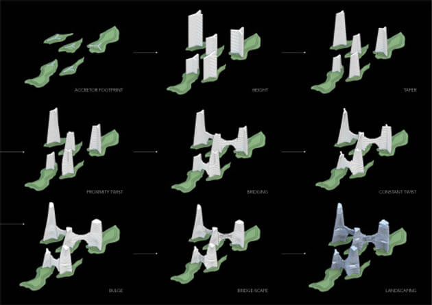 Accretion Towers | Alex Sadeghi | Archinect