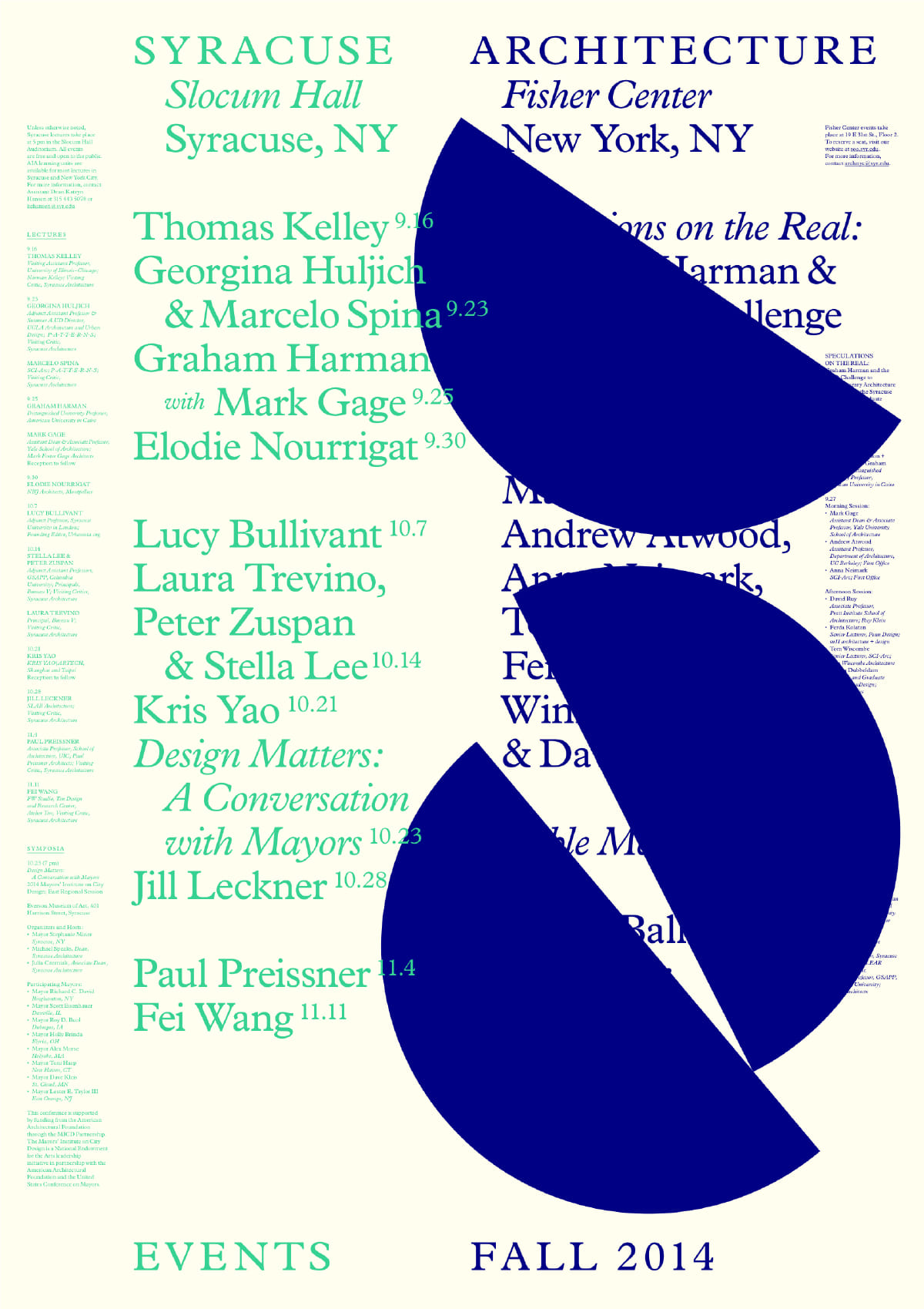 Get Lectured: Syracuse, Fall '14 | News | Archinect