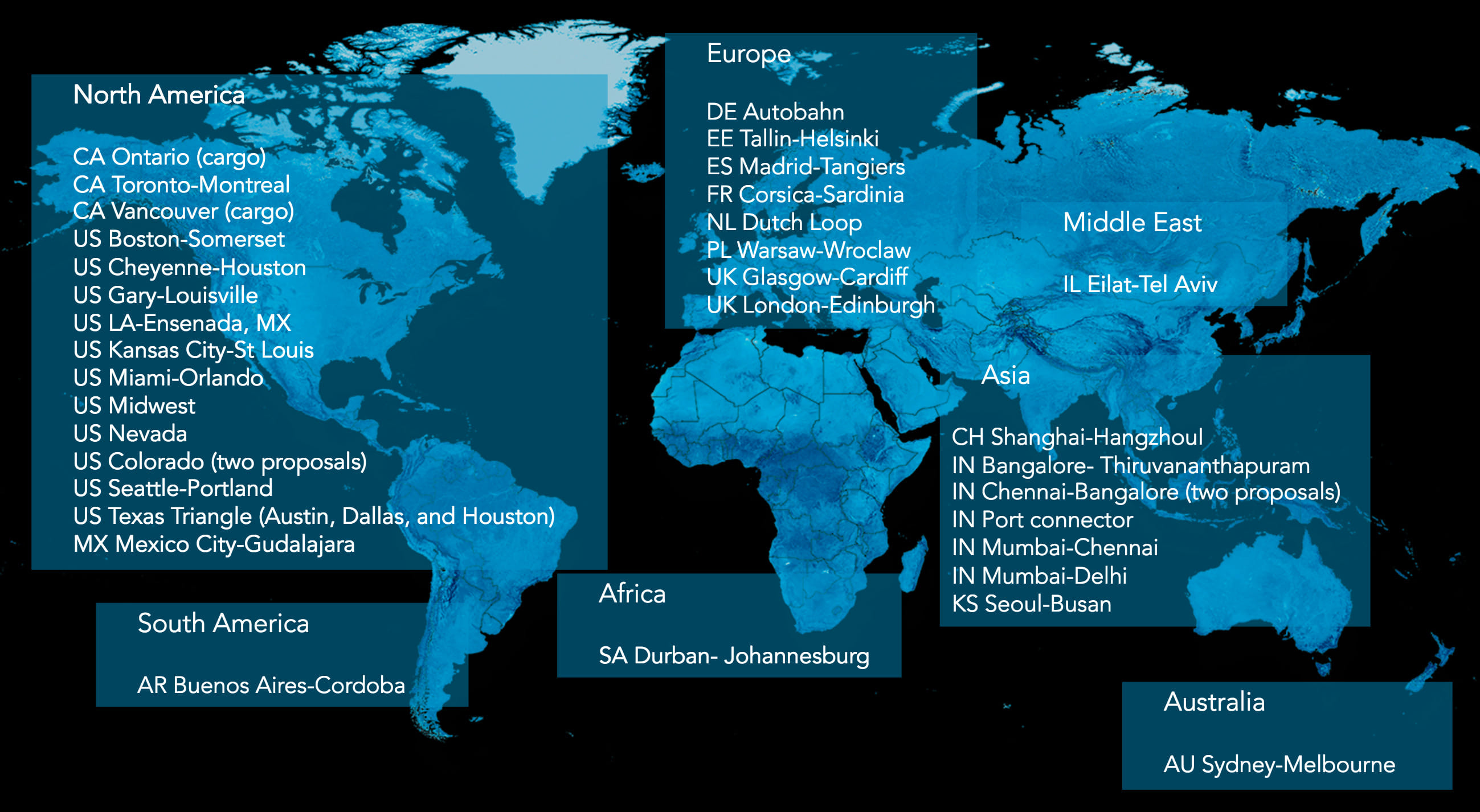 Hyperloop One announces 35 semifinalists in 17 countries for its global ...