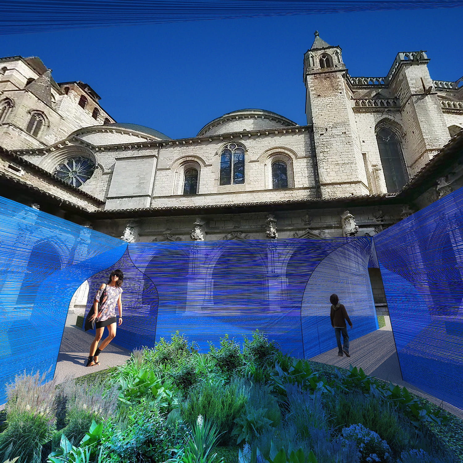 "Les voûtes filantes" by Atelier YokYok to be showcased during 2015 ...