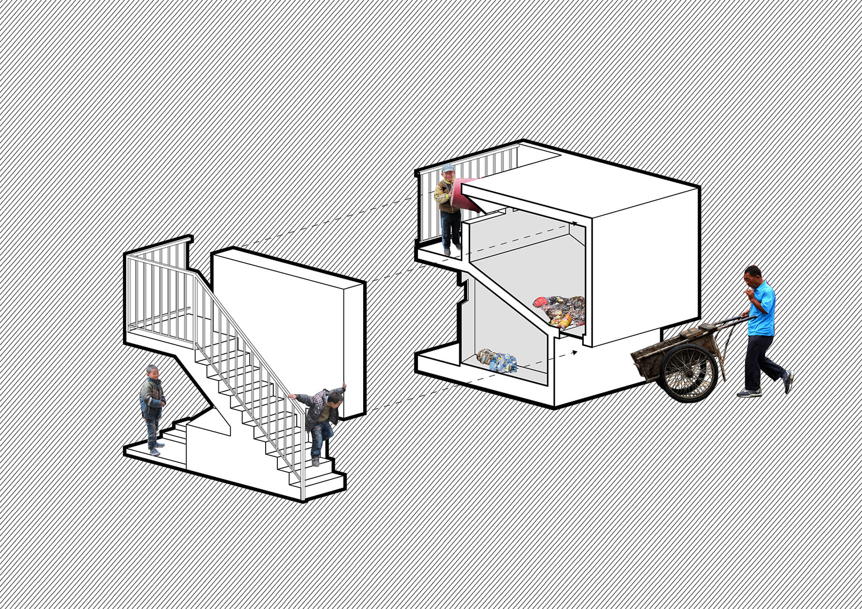 Waste Recycling Point for Village School | DOMAT community ...