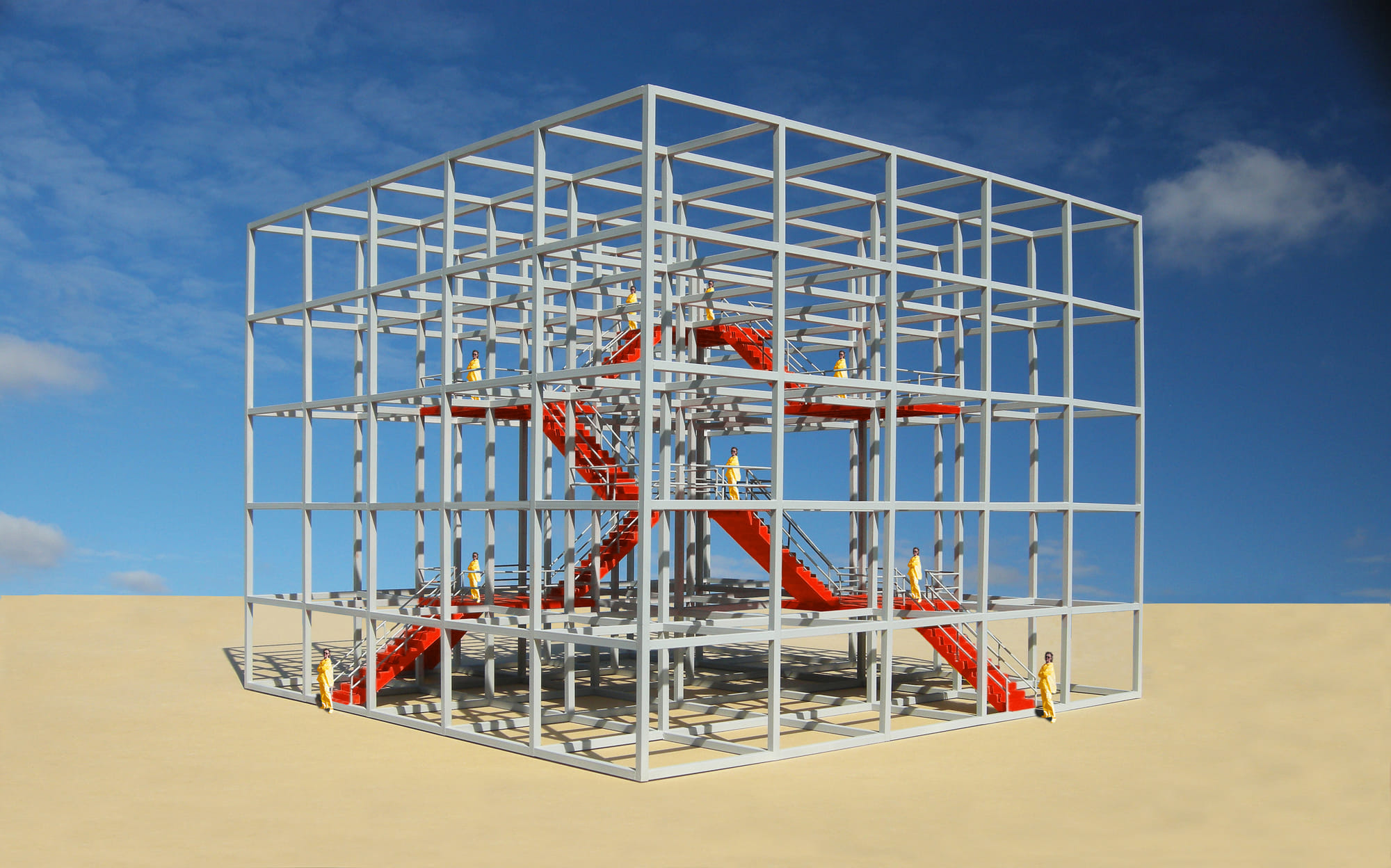 Stair-Scape Cubes | michael jantzen | Archinect