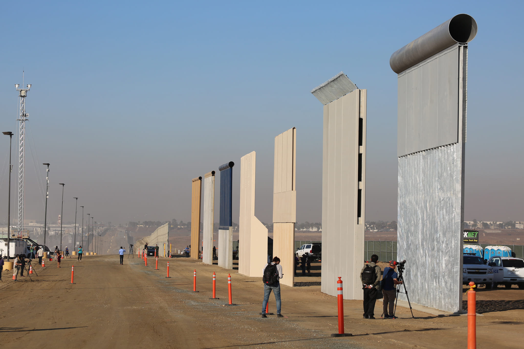 Trump border wall prototypes completed, prepare for sledgehammer ...