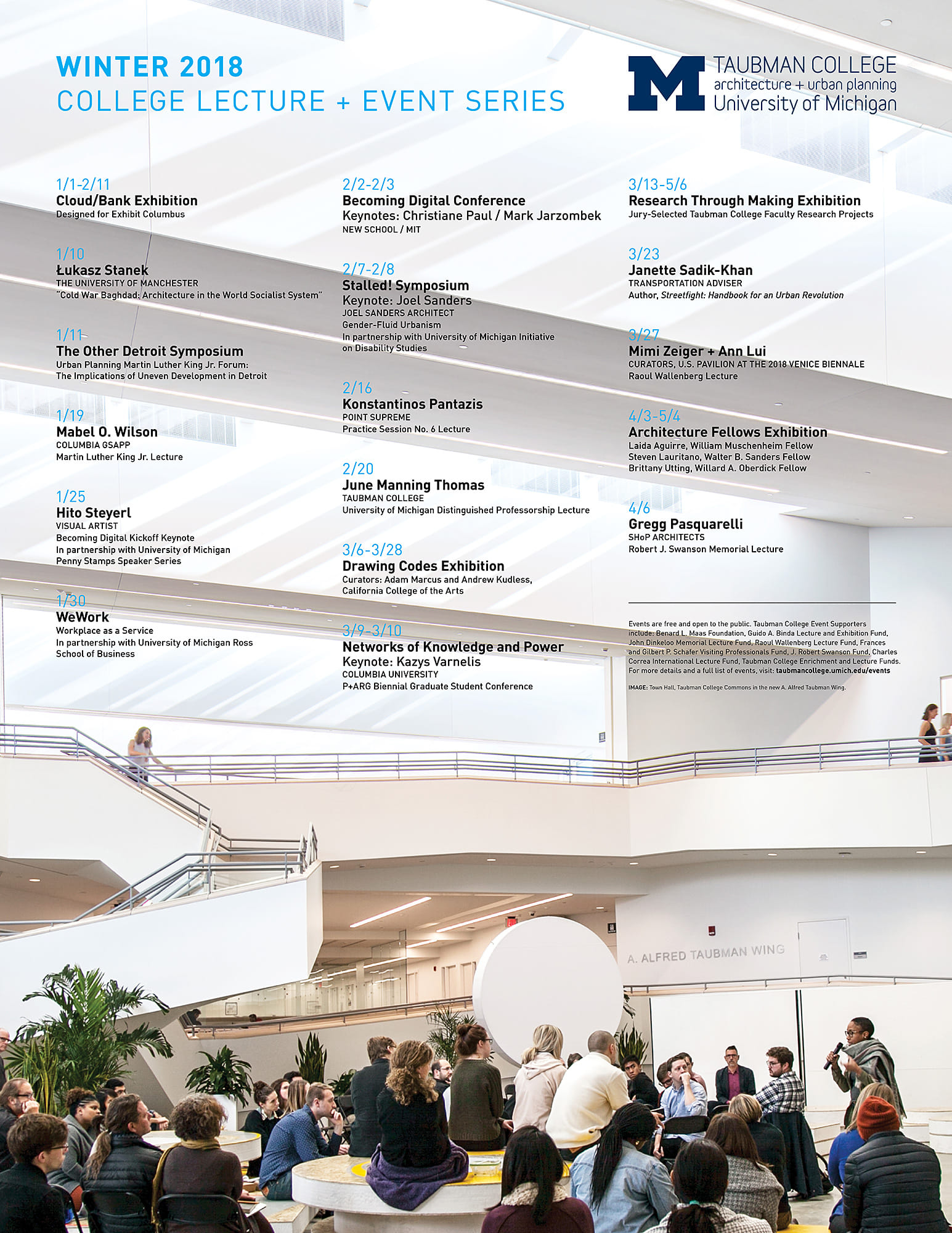 Get Lectured: University of Michigan, Winter '18 | News | Archinect