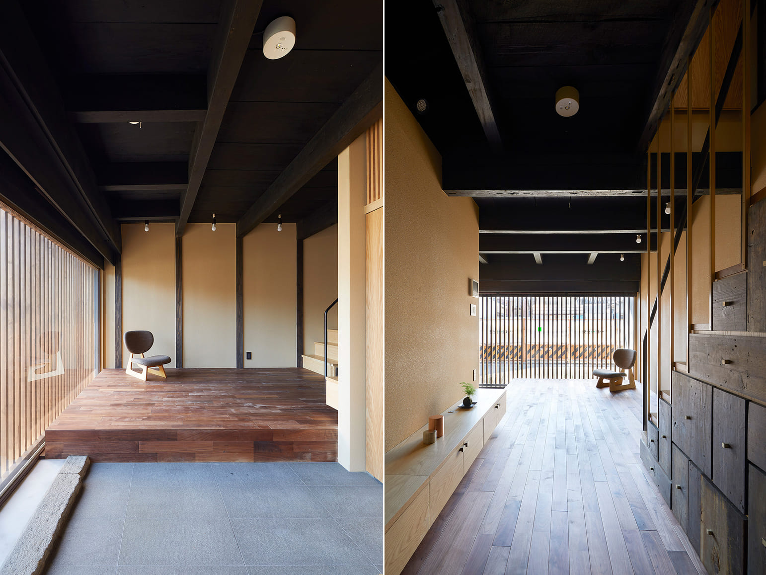 Blending Japanese traditional and modern architecture, this Kyoto guest ...