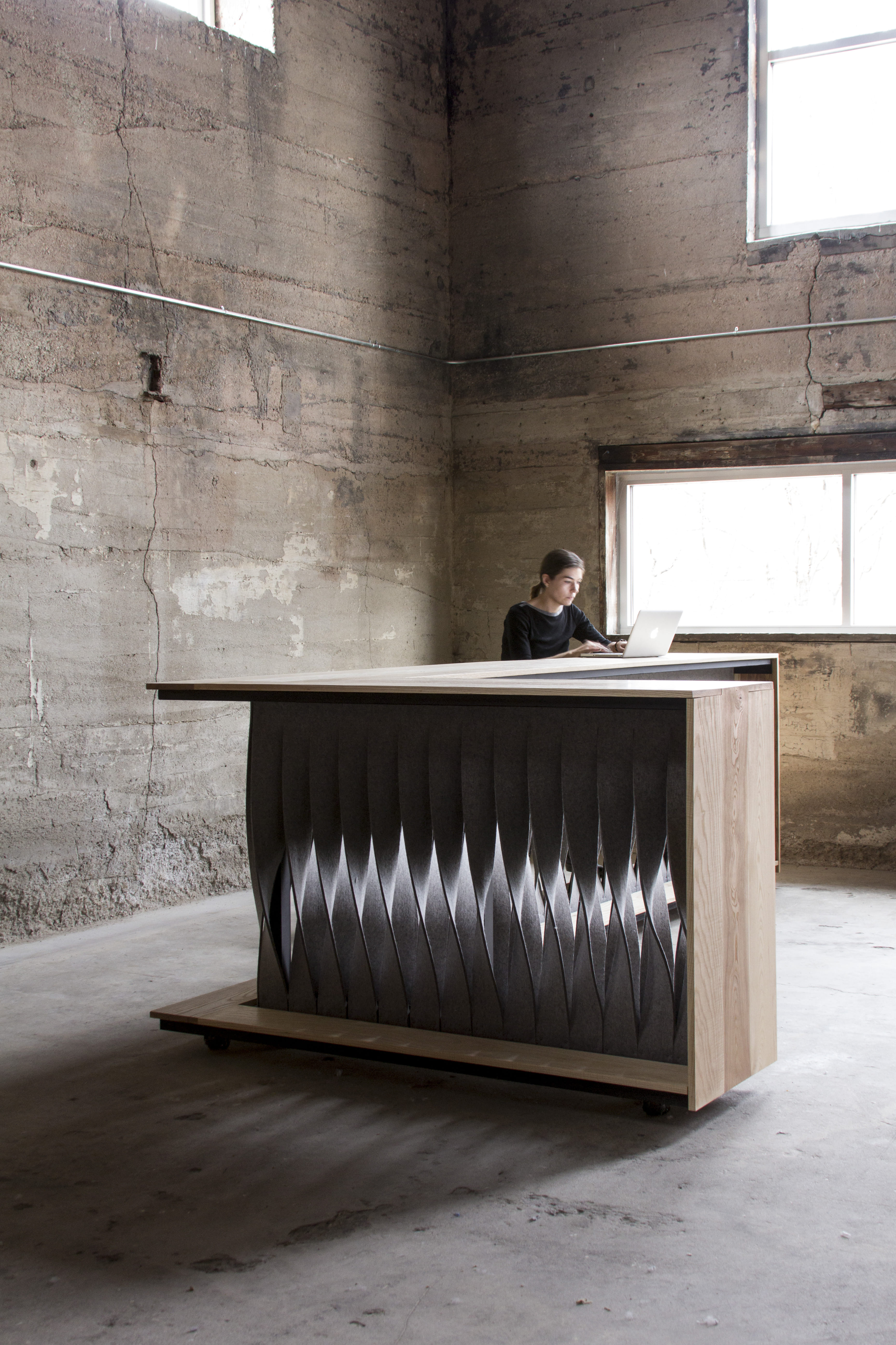 Felt Twist Counter | SYNECDOCHE | Archinect