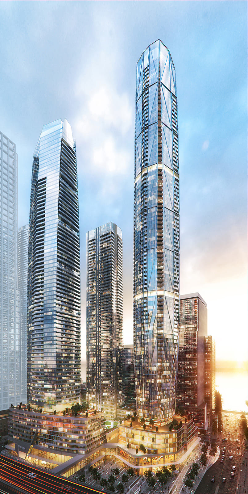 Designs unveiled for Toronto's massive multi-tower development ...