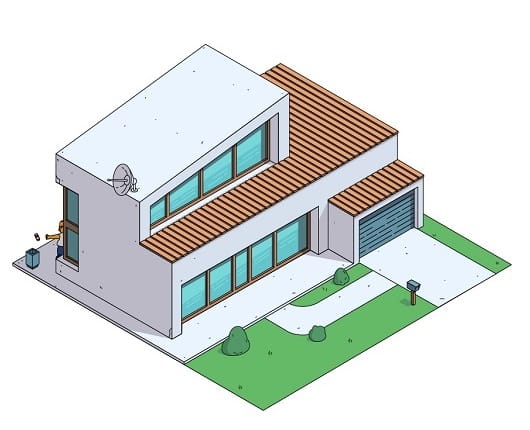 D'oh! The Simpsons house reimagined in 8 different architectural styles ...