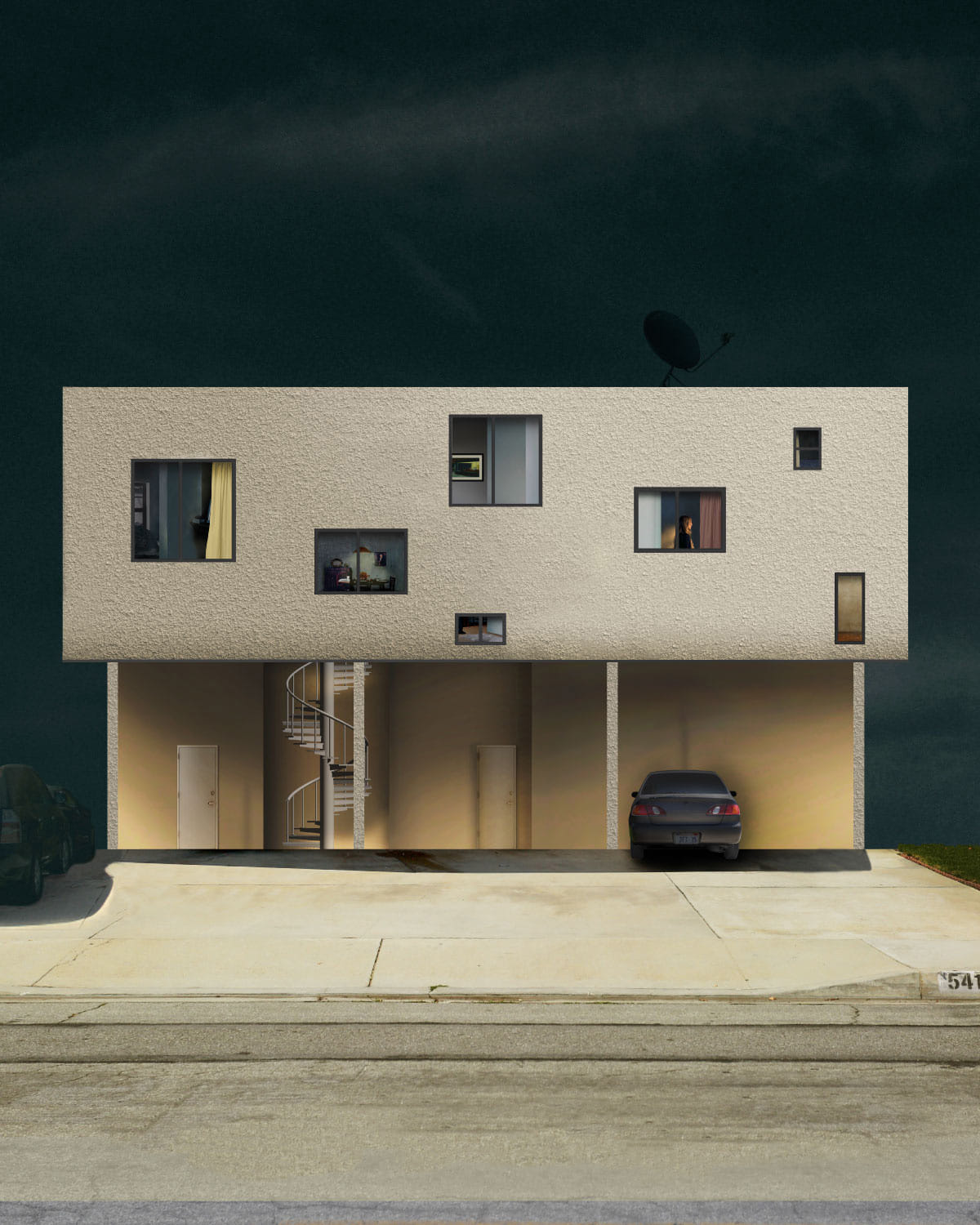 Bureau Spectacular's "Five Normal Houses", from the A+D Museum's ...