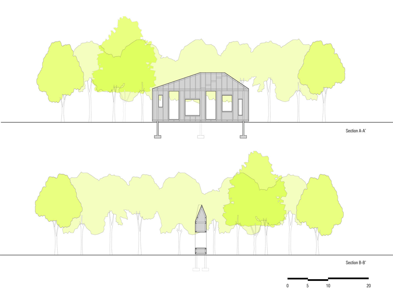 A closer look into Invisible Barn by stpmj, a Folly 2014 Notable Entry