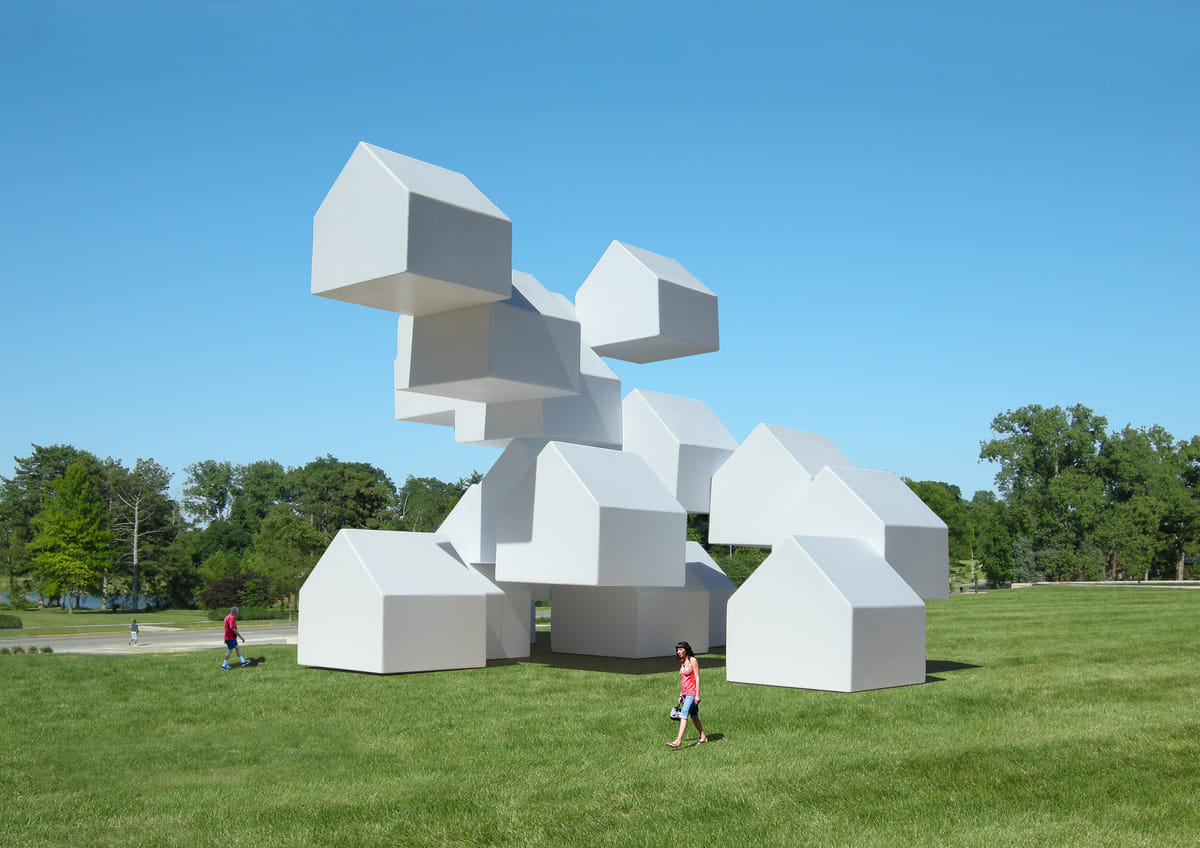 The Modular House Pavilion (A public art installation) | michael ...