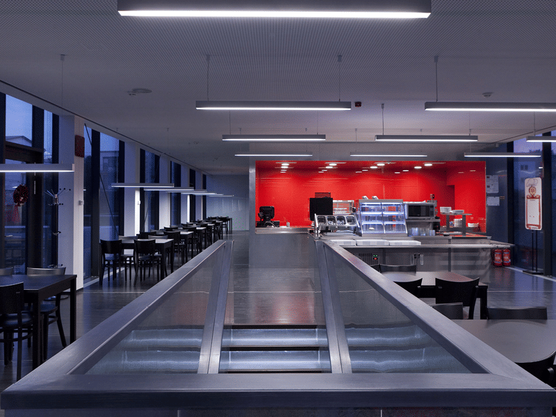 Modular Cafeteria | CHYBIK+KRISTOF ARCHITECTS & URBAN DESIGNERS | Archinect
