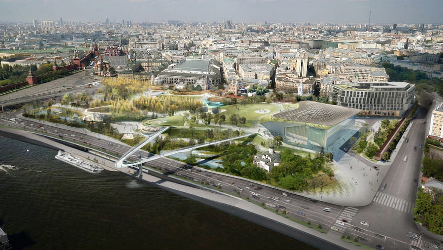 DS+R's high-profile Zaryadye Park project in Moscow vandalized only ...