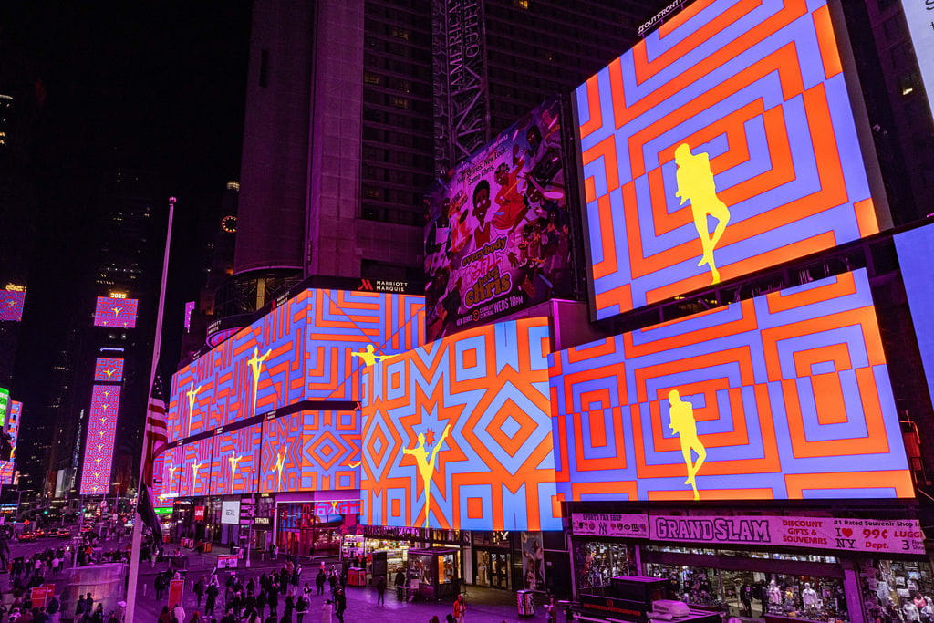 Brendan Fernandes 'Build Up the House II' lights up Times Square | News ...