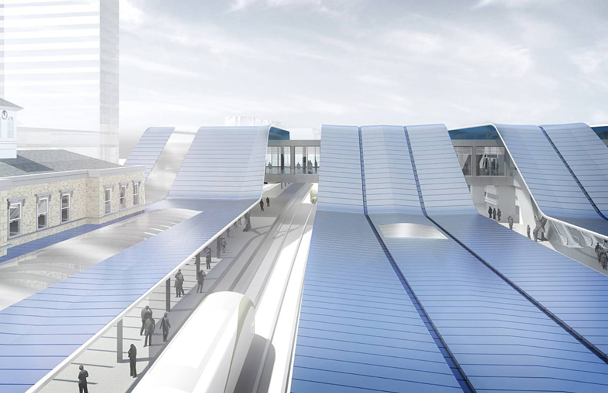 Construction Update of Reading Station Area Redevelopment by Grimshaw ...