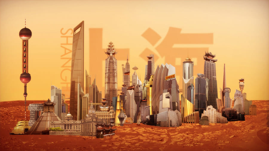 Plan Of The City - Skyscrapers on Mars | News | Archinect