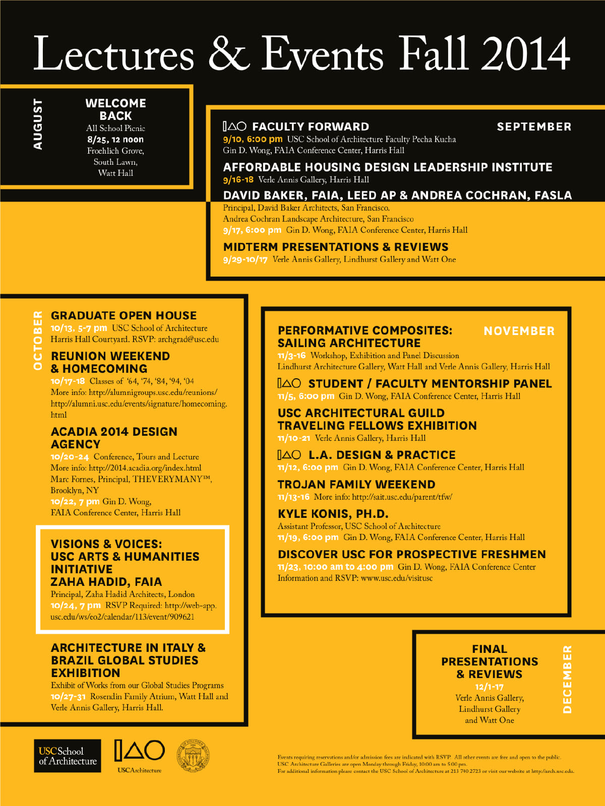 Get Lectured: USC, Fall '14 | News | Archinect