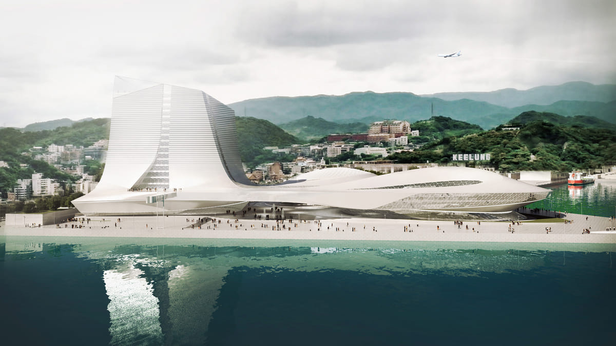 Keelung Gateway Port Terminal | Asymptote Architecture | Archinect