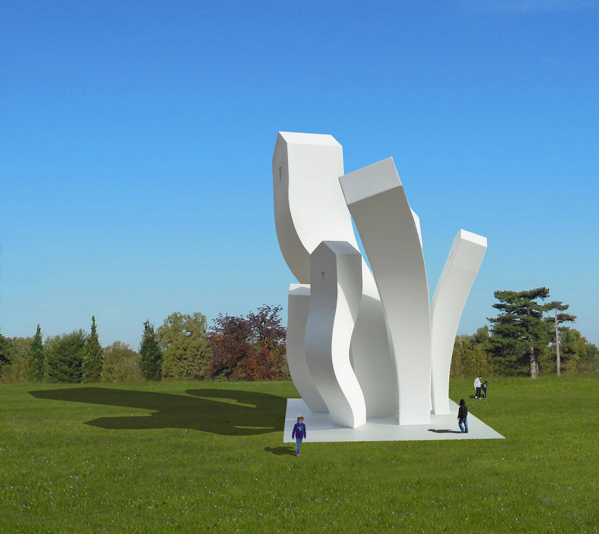 The Tree Houses (A public art installation proposal) | michael jantzen ...