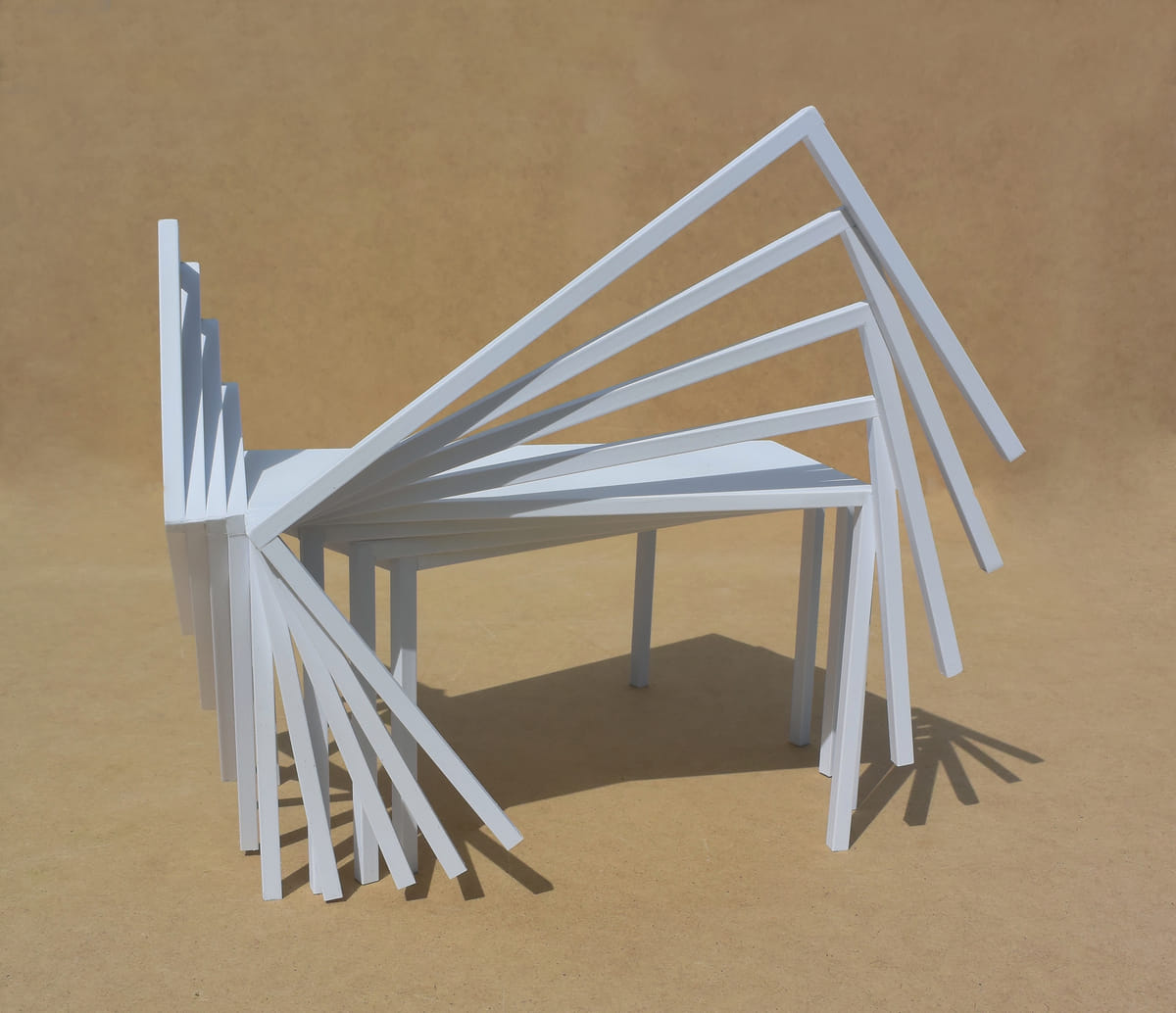 Functional Art Chair and Table | michael jantzen | Archinect