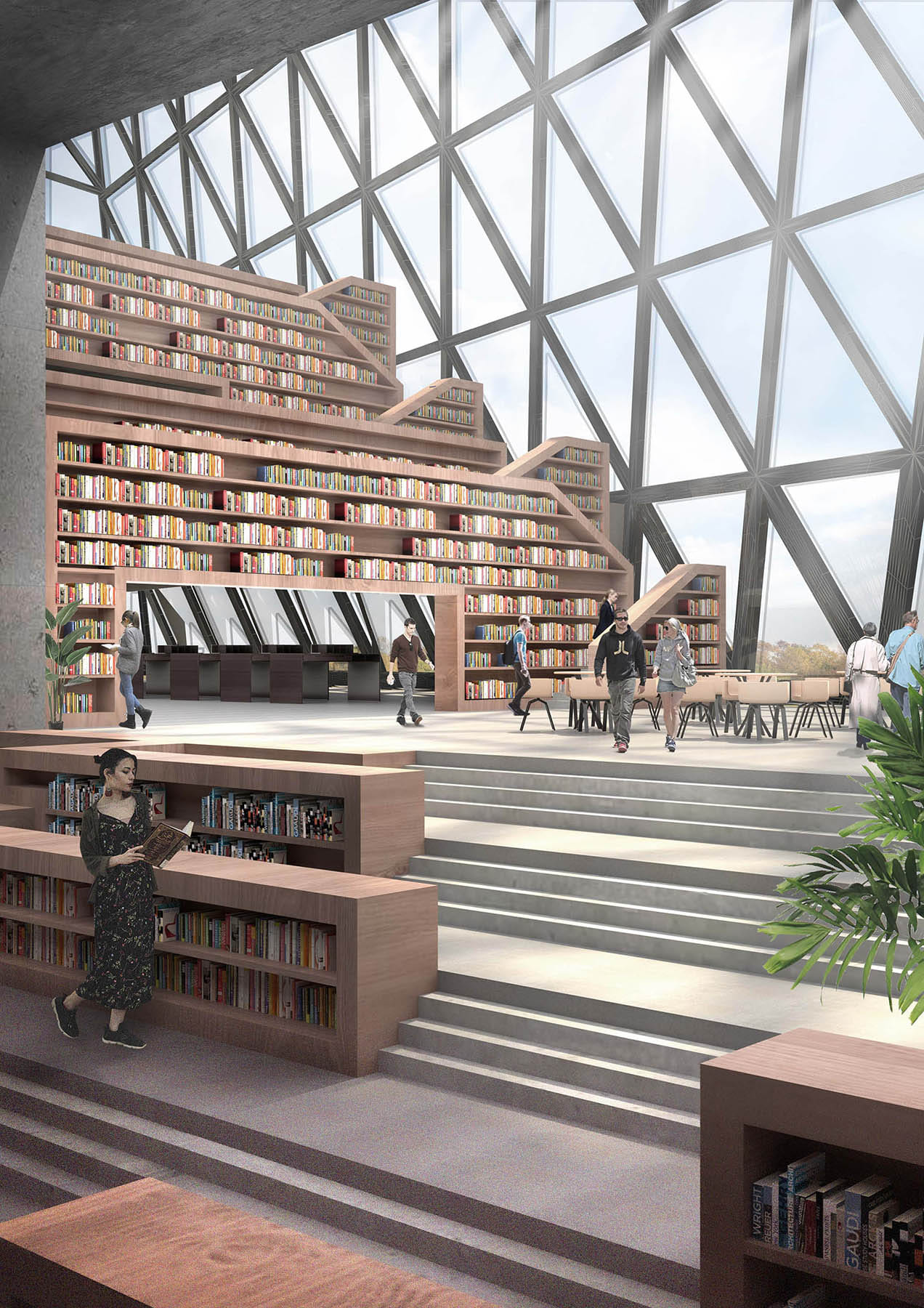 Just Open Architecture proposes a new public library typology with ...