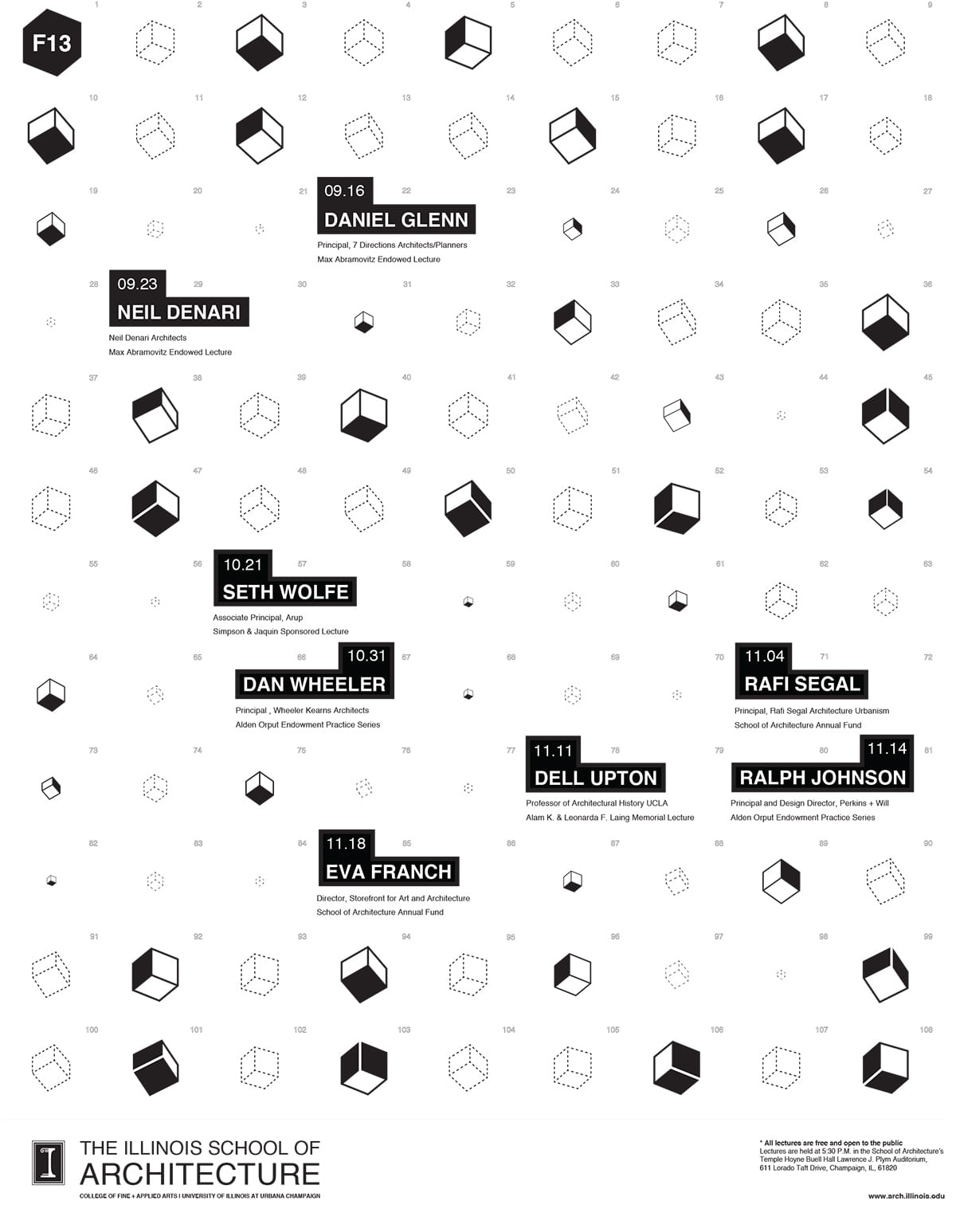 Get Lectured: UIUC School of Architecture Fall '13 | News | Archinect
