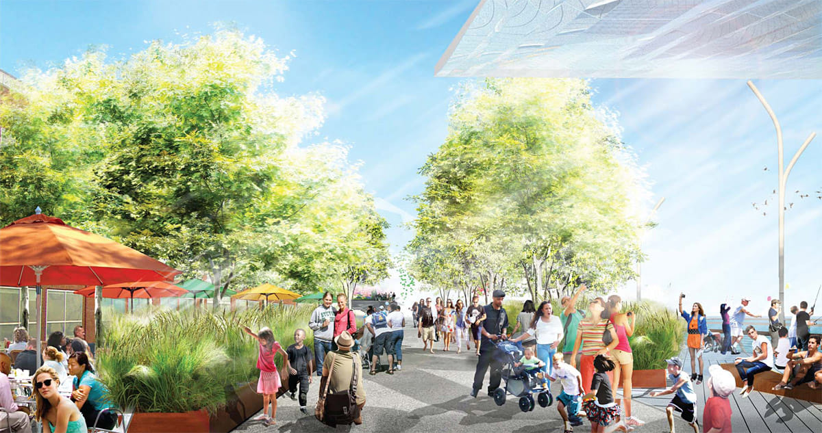 James Corner Field Operations' Winning Design for Navy Pier Redesign