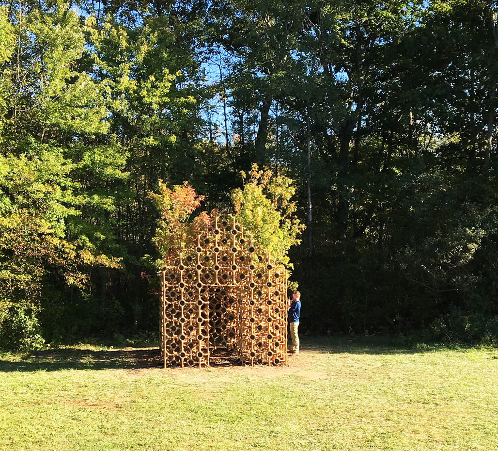 OMG! designs "Primitive Hut," a pavilion that will decompose over time ...