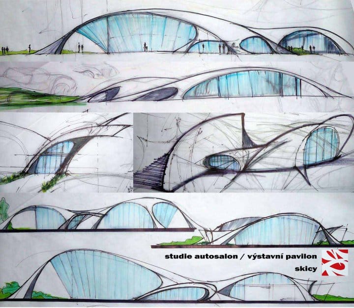 car showroom | Miroslav Peterka | Archinect