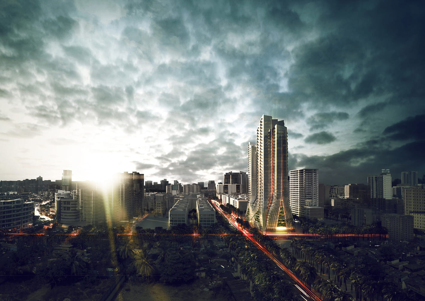 3XN unveils mangrove-inspired design for their first Mumbai project