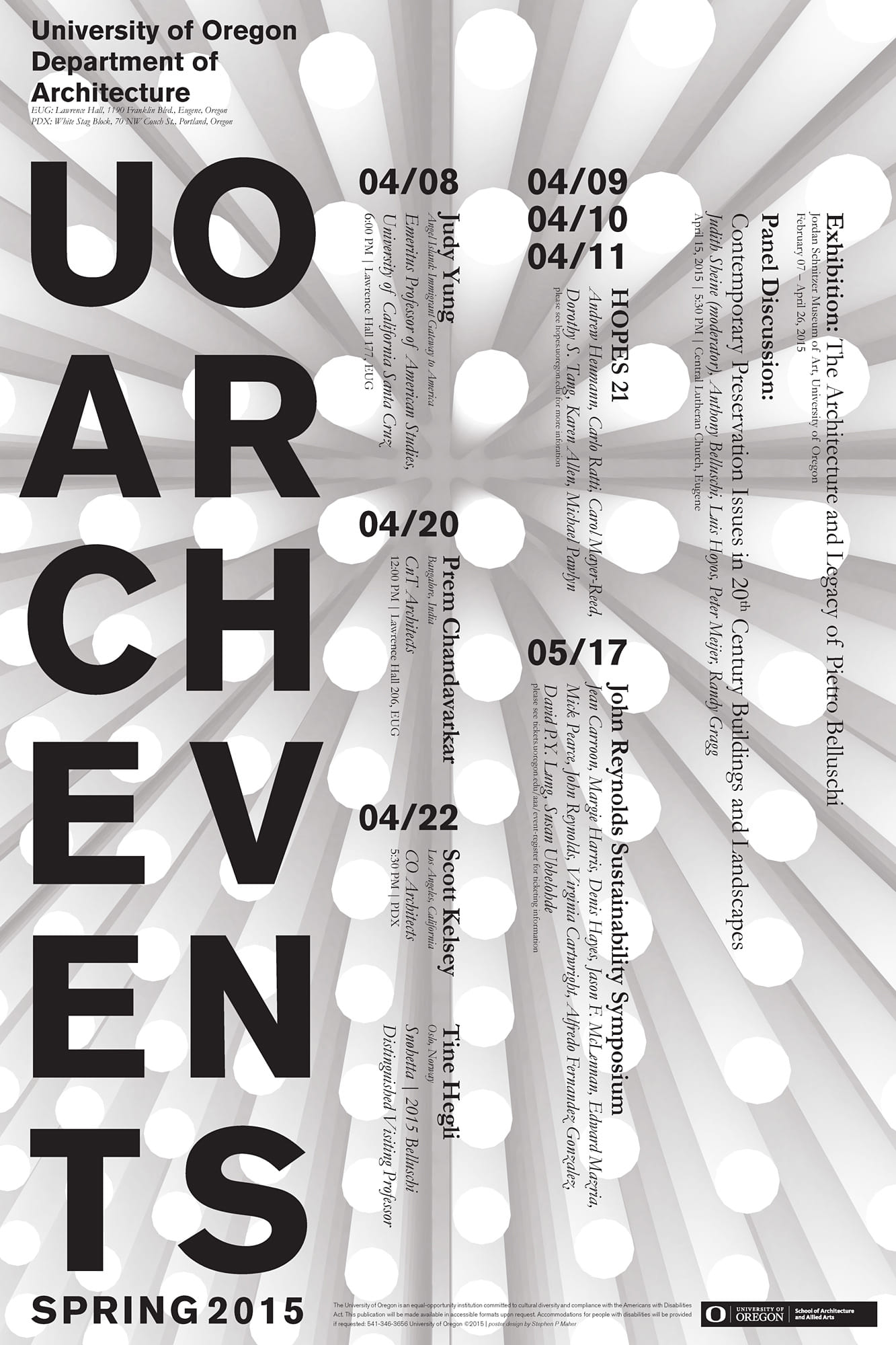 Get Lectured: University of Oregon, Spring '15 | News | Archinect