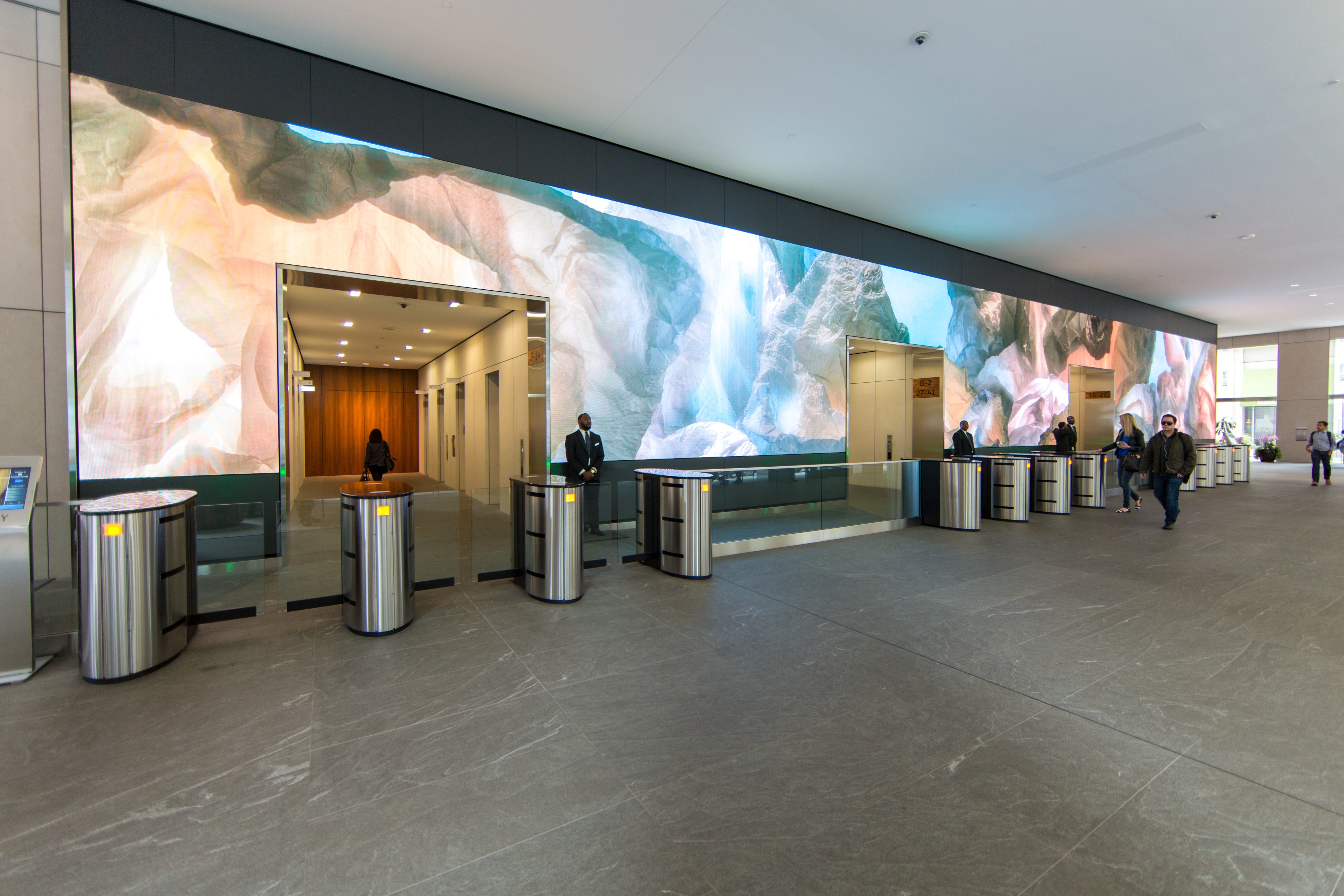 Check out this stunning 108 feet long video wall by Obscura Digital ...
