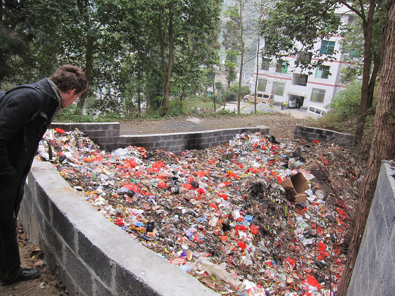 Waste Recycling Point for Village School | DOMAT community ...