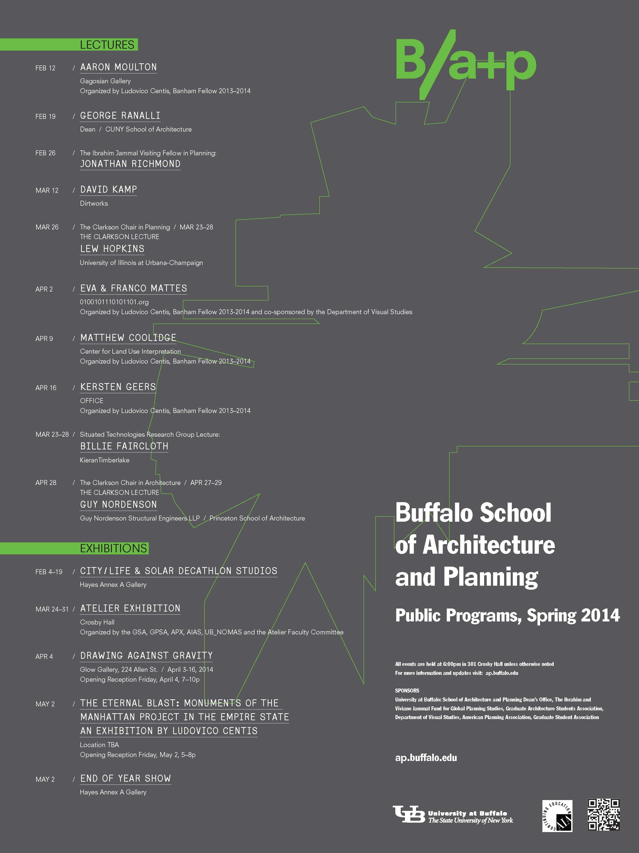 Get Lectured: University at Buffalo, Spring '14 | News | Archinect
