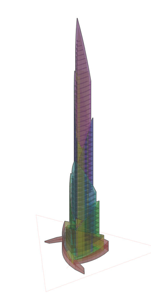 Winner of 2013 Mock Firms International Skyscraper Competition