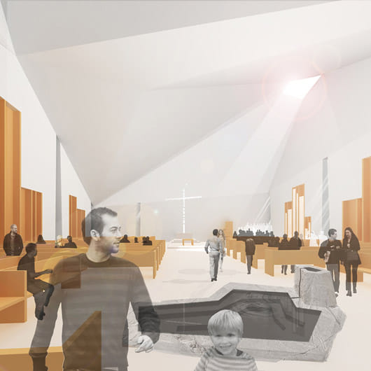 Danish Architects Win Church Building Competition in Norway
