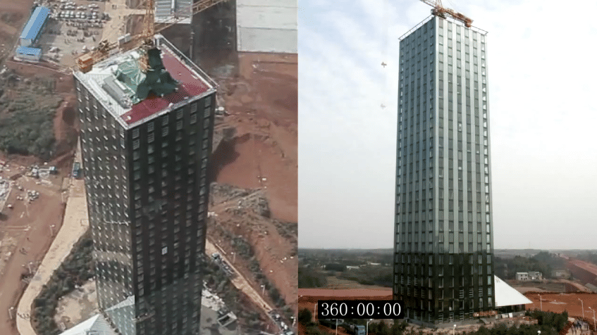 30-story building built in 15 days | News | Archinect