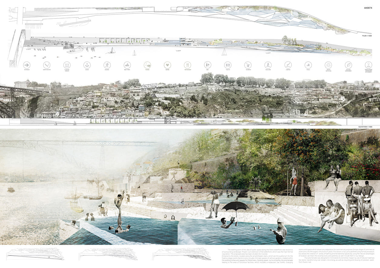 A glimpse at the winning PORTO Pool Promenade design ideas