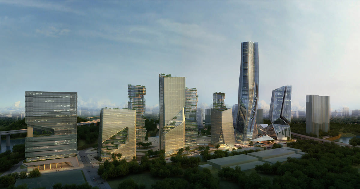 Yabao Hi-Tech Enterprises Headquarter Park by 10 Design