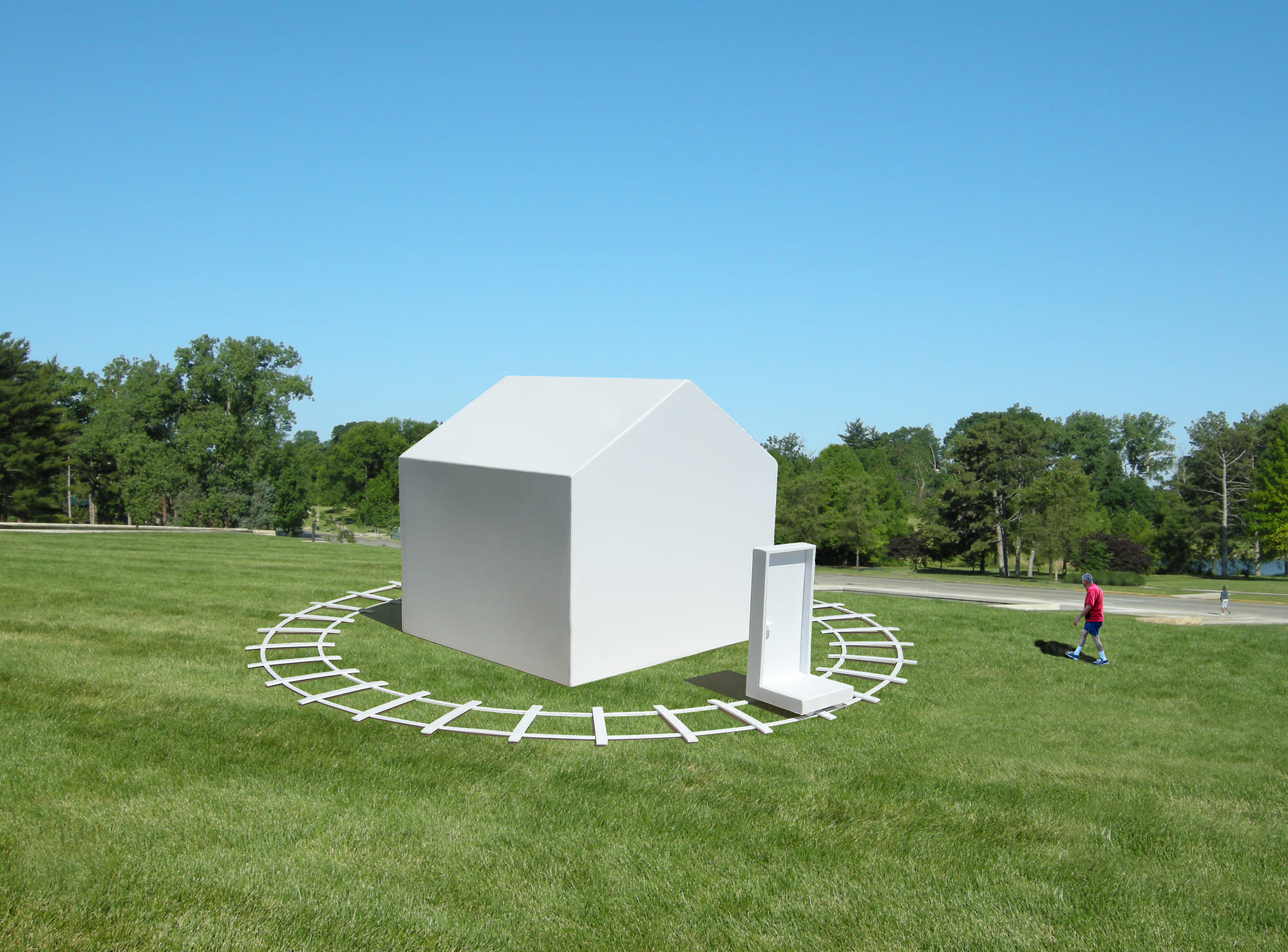 The House as a Metaphor Public Art Proposals | michael jantzen | Archinect