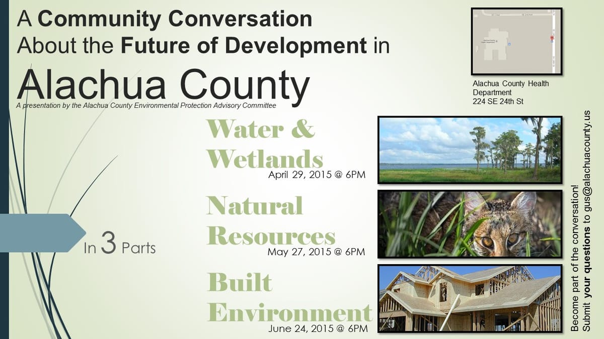 A Community Conversation about the Future of Development in Alachua ...