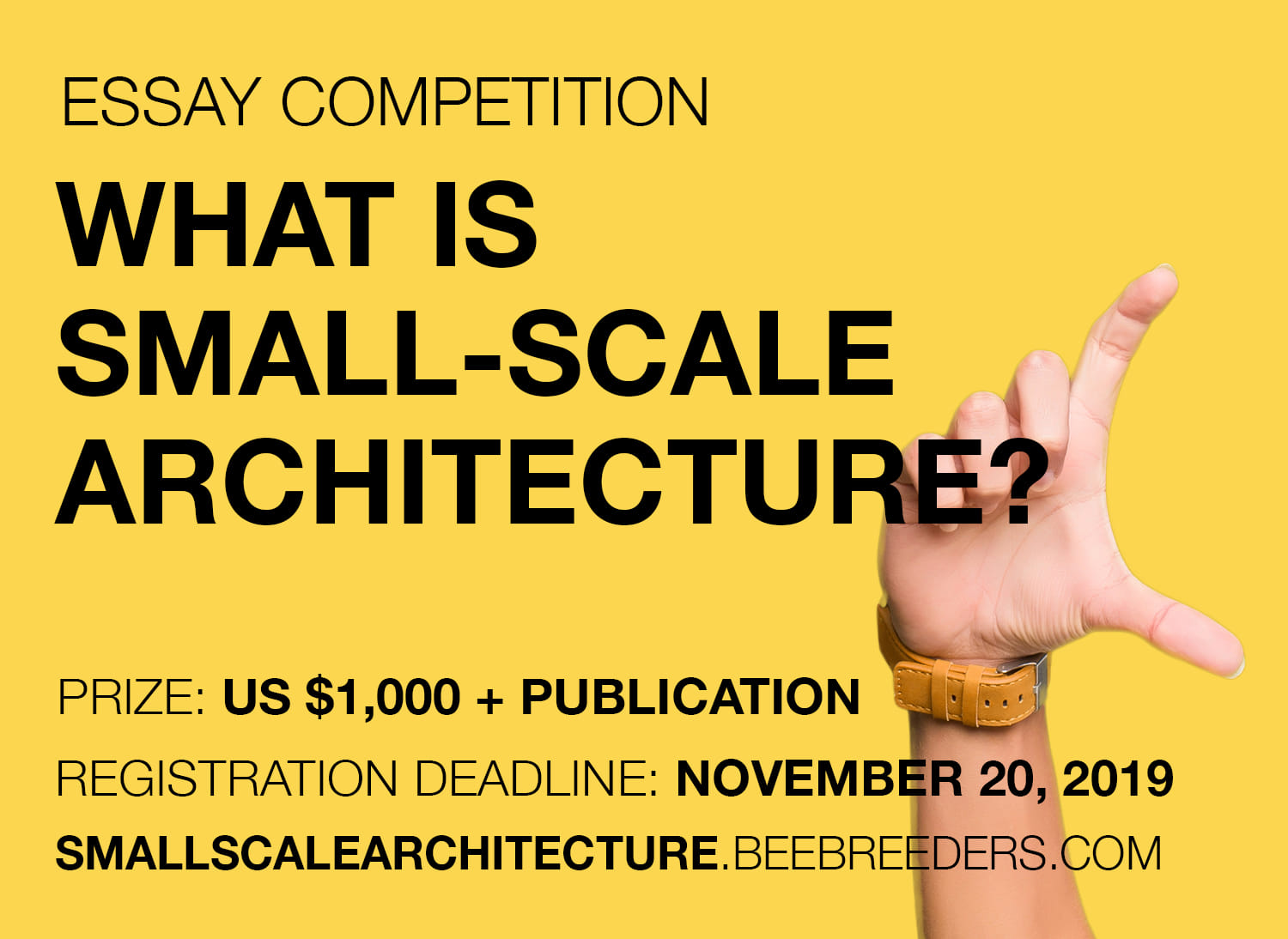 Essay Competition "What is Small-Scale Architecture?"