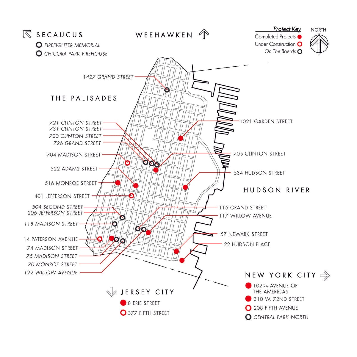 Map of Built Work | Matthew R. Graham, AIA | Archinect