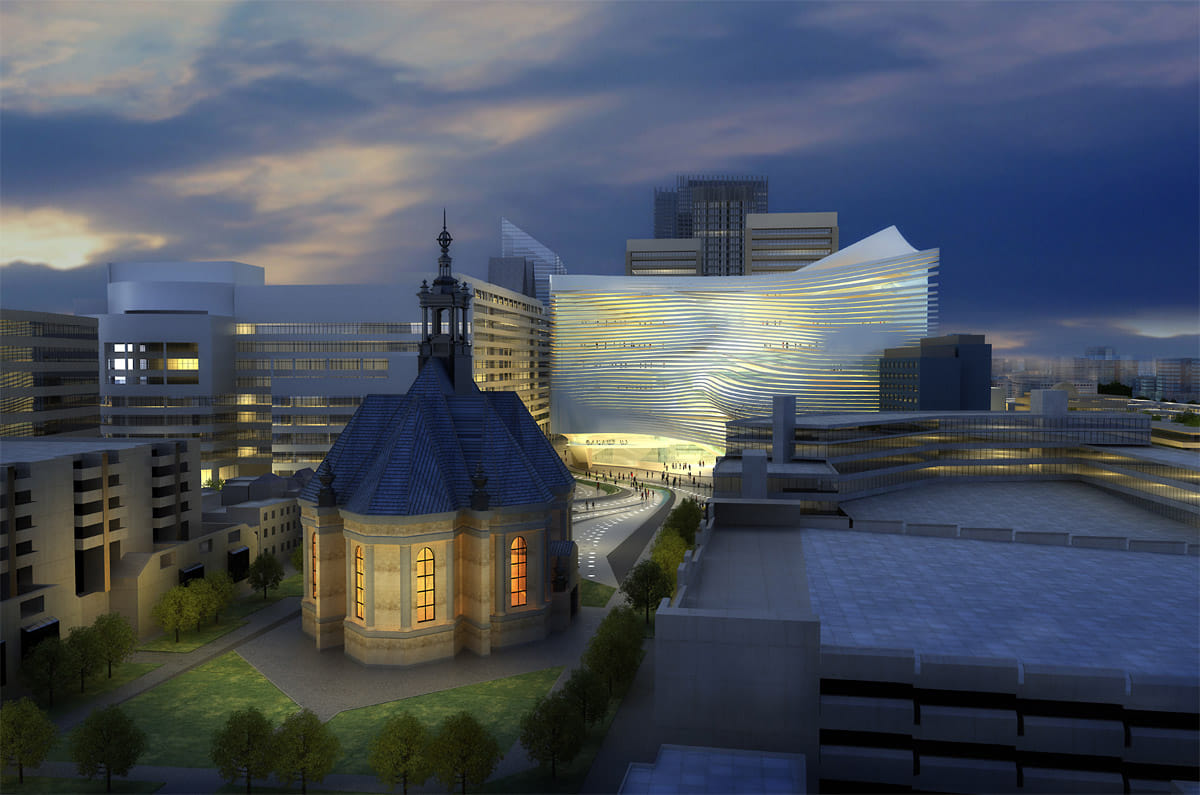 The Hague Dance and Music Center Finalist: Zaha Hadid Architects