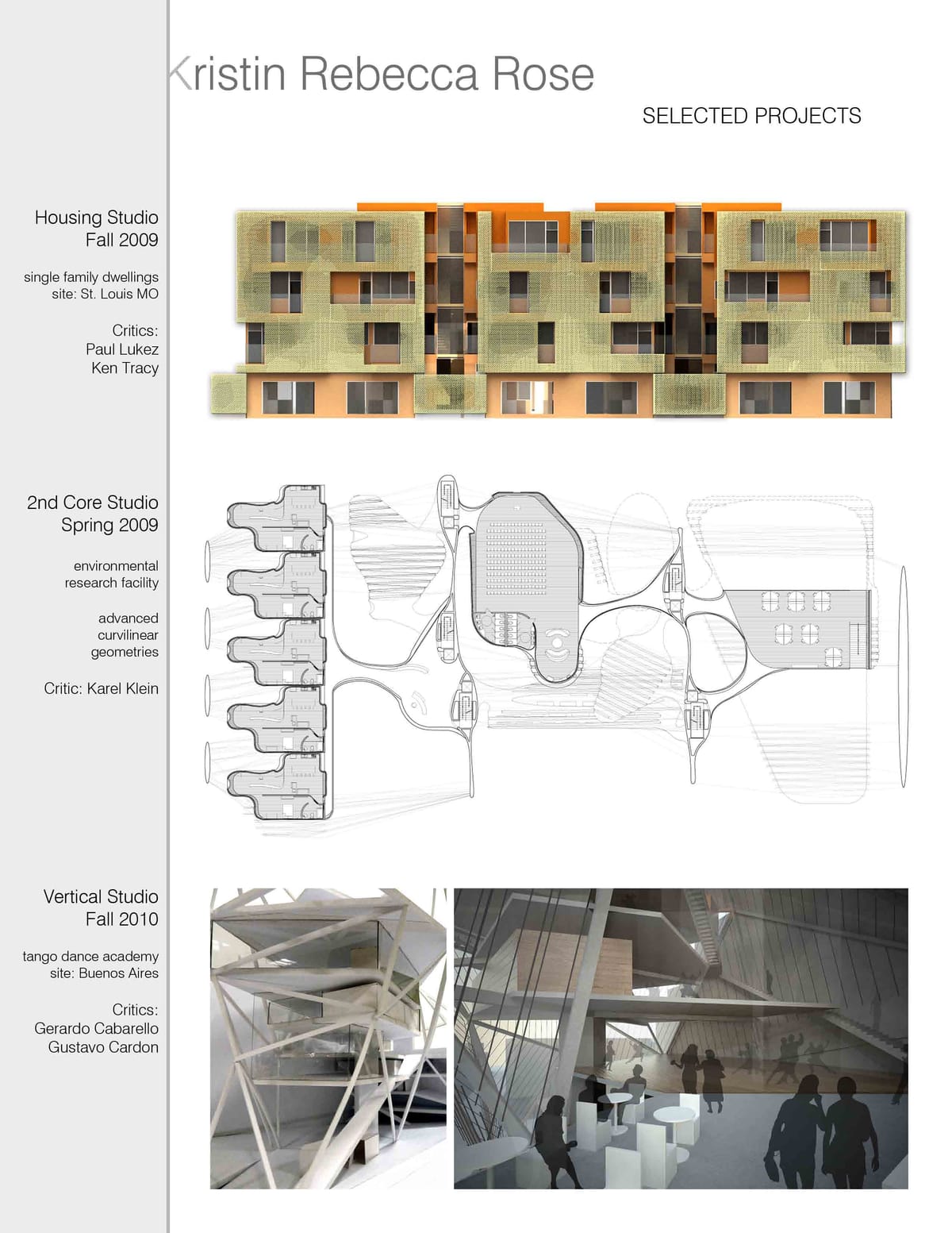 Graduate Work | Kristin Rose | Archinect