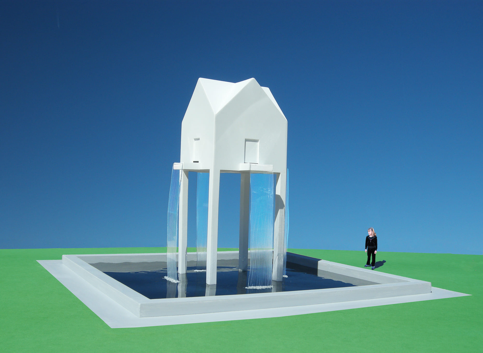 The House as a Metaphor Public Art Proposals | michael jantzen | Archinect