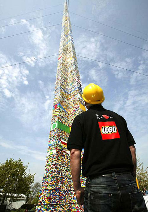 Record breaking lego tower in Seoul | News | Archinect