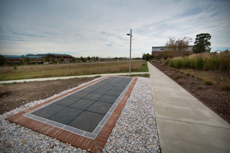 World's first "solar sidewalk" installed at George Washington ...